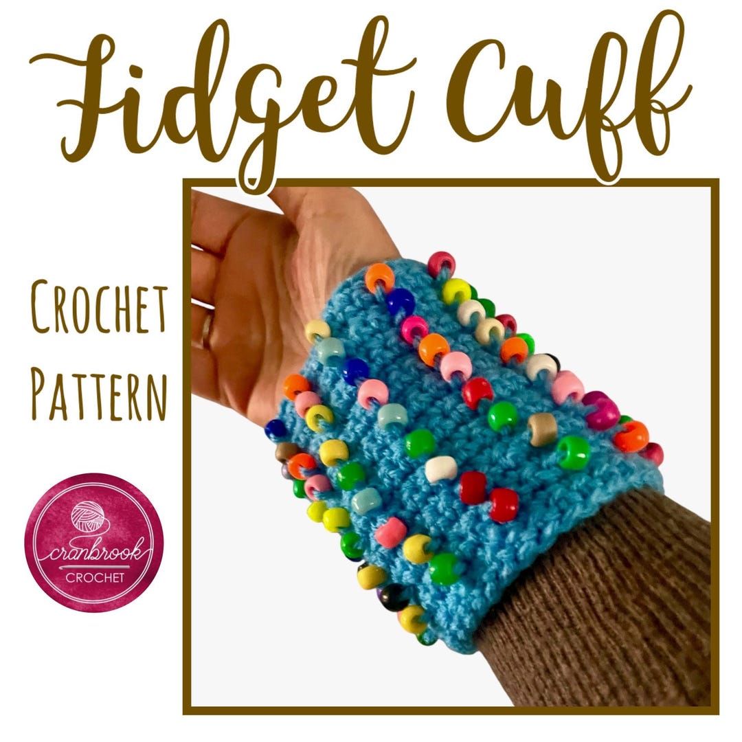 Beaded Fidget Cuff Crochet Pattern - Etsy