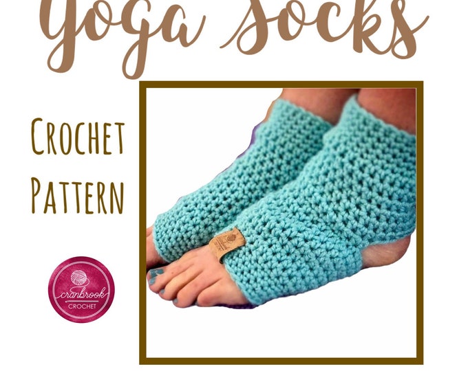 Arachnid Yoga Socks Crochet Pattern Toeless No Heel Barefoot Athletic ...
