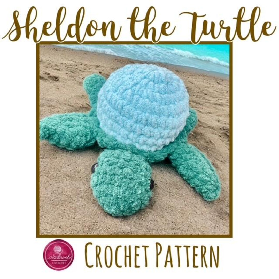 Sheldon the Turtle Crochet Pattern - Etsy