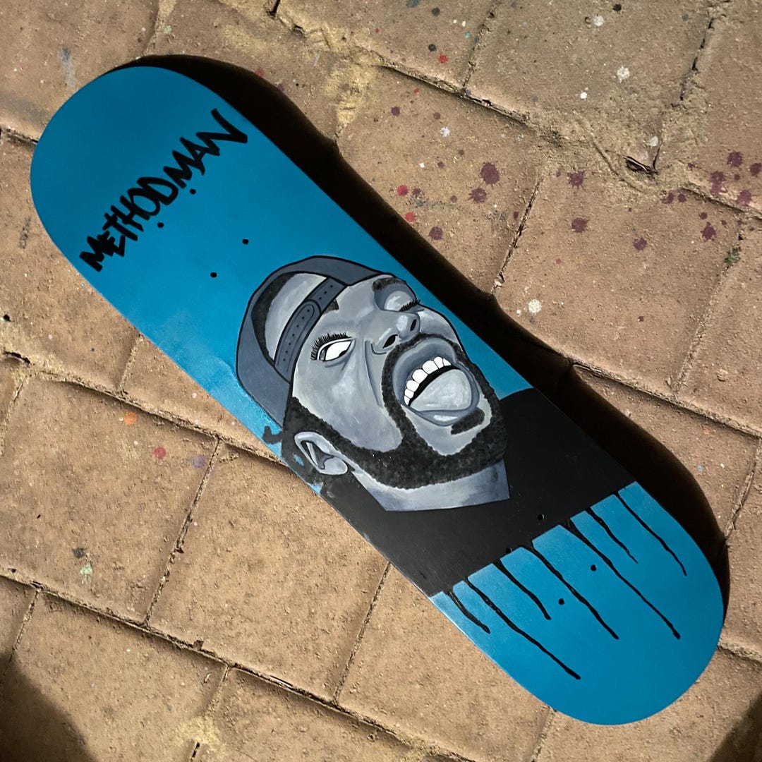 Method Man Wu-tang Clan Painting Skateboard Skate Deck Art - Etsy