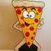 Pizza Party, Pizza Photo Booth Prop Cutout and Balloon Holder - Etsy