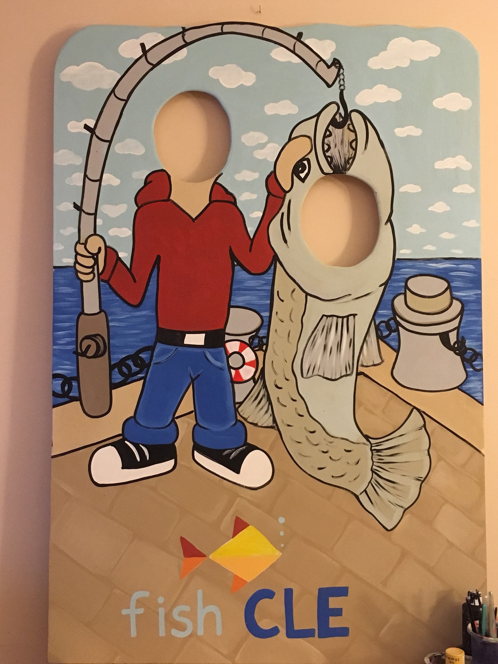 Fisherman Photo Prop wooden Fishing Photo Op Fisherman - Etsy UK