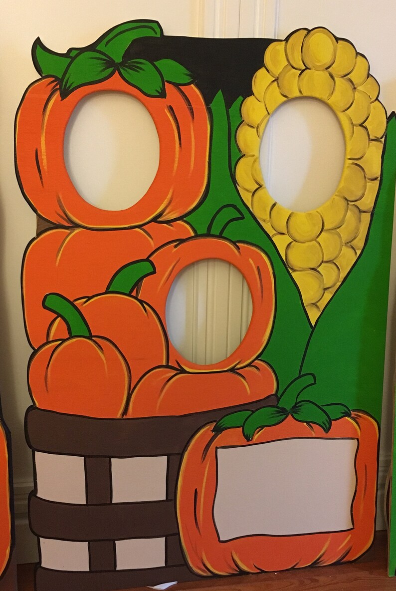 Pumpkin Patch Wooden Photo Op Prop . Large Festival Photo - Etsy