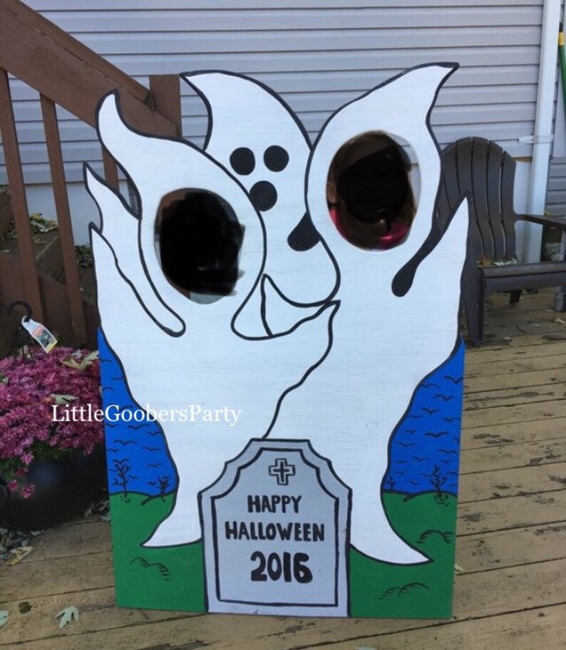 Halloween Wooden Photo Booth Prop . Ghost Photo Op . Halloween | Etsy