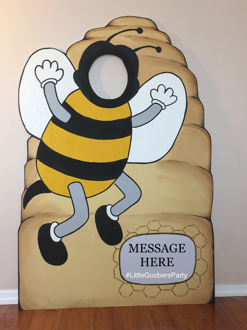 Bumble Bee Display Board Photo Booth Prop Festival Face in - Etsy