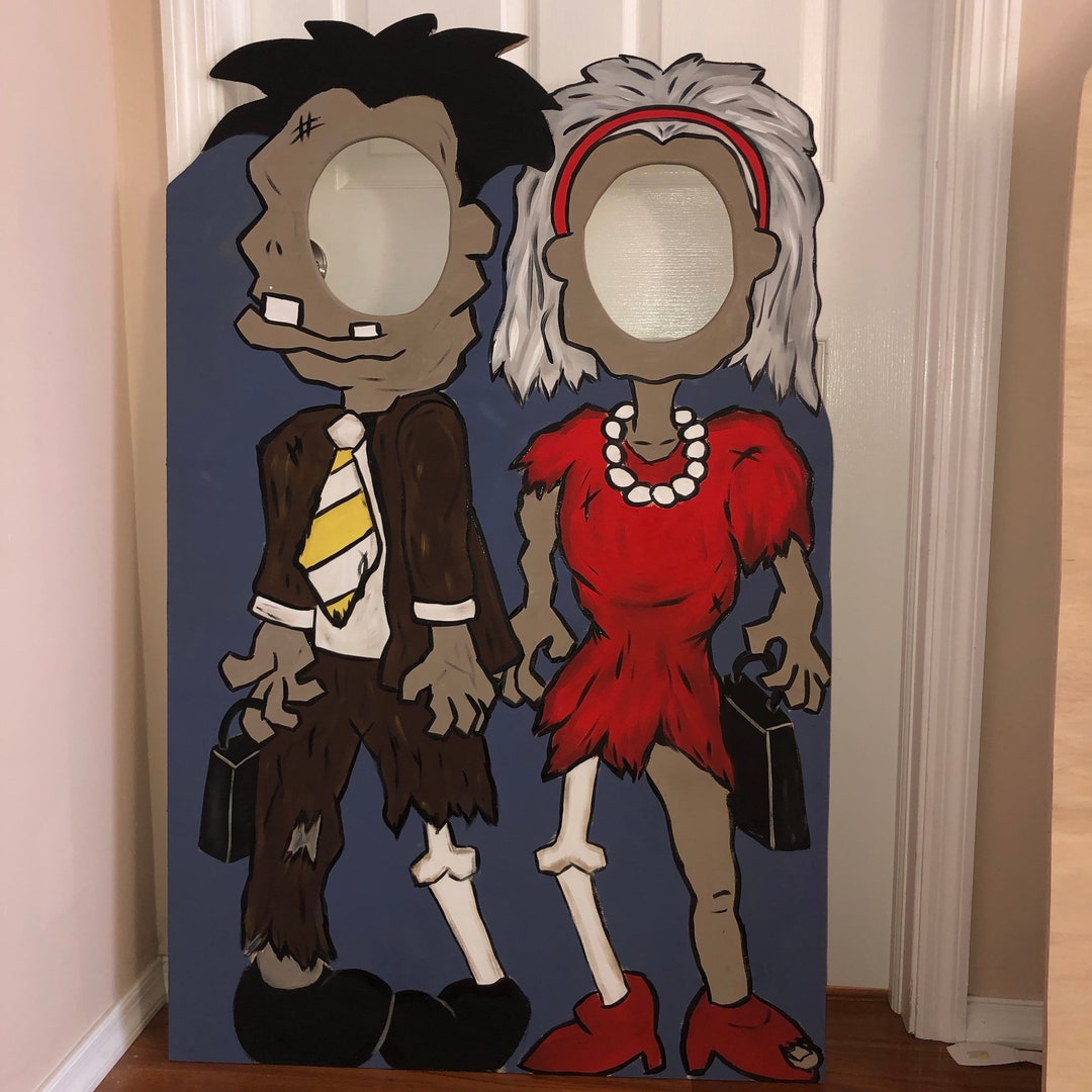Personalized Zombie Photo Booth Prop: Hand-painted Halloween Cutout - Etsy