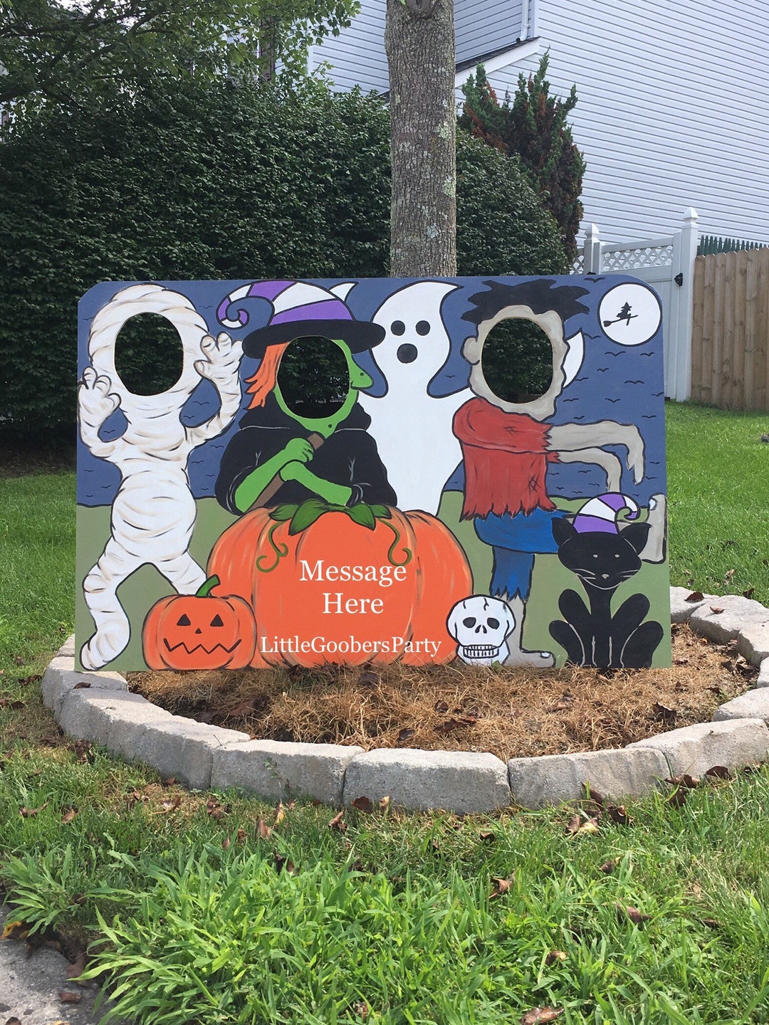 Halloween Photo Op Prop: Hand-painted Wooden Festival Decor - Etsy