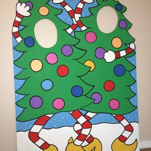 Dancing Trees Photo Booth Prop Wooden, Personalized Winter Wonderland ...