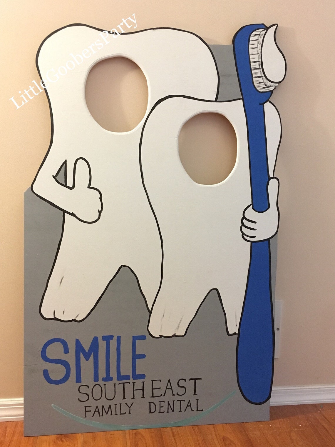 Hand Painted Dentist Photo Booth Prop: Custom Dental Office Decor - Etsy