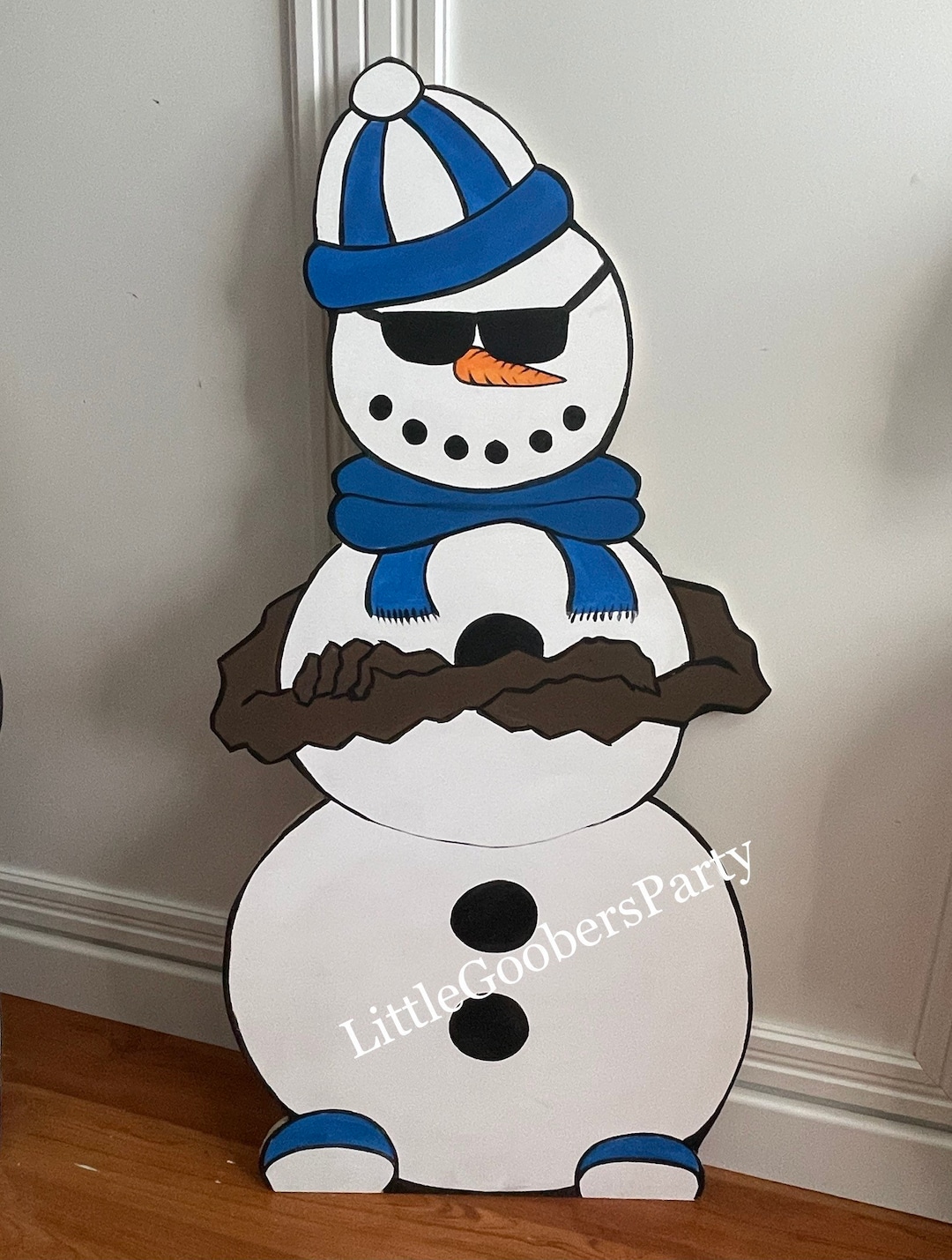 Snow Guy Outdoor Decoration, Christmas Photo Prop, Winter Wonderland ...