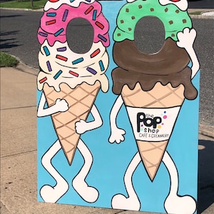 Ice Cream Cone Photo Booth, Ice Cream Party, 1st Birthday, Ice Cream ...