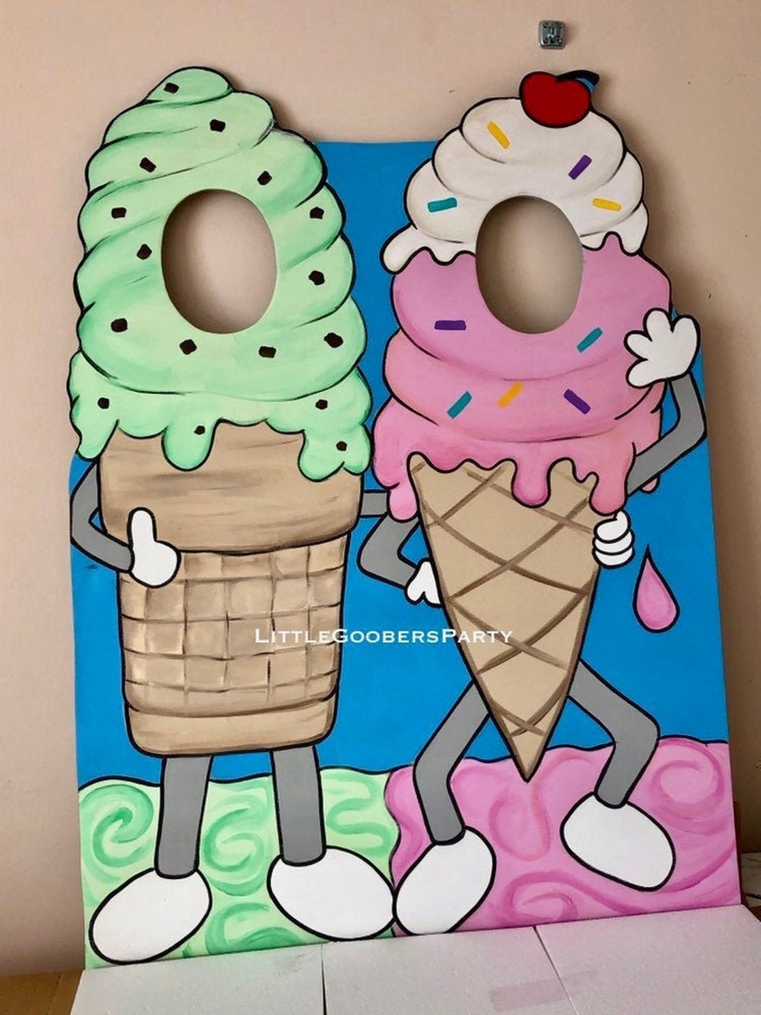 Ice Cream Cone Photo Cutout - Etsy