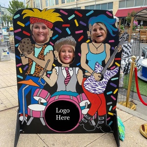 Rockstar Photo Booth, Punk Rock Party, 1st Birthday, Bakery Decor - Etsy