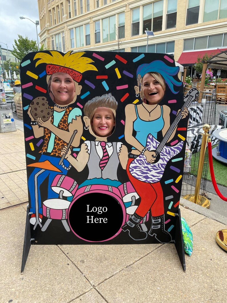 Rockstar Photo Booth Punk Rock Party 1st Birthday Bakery - Etsy