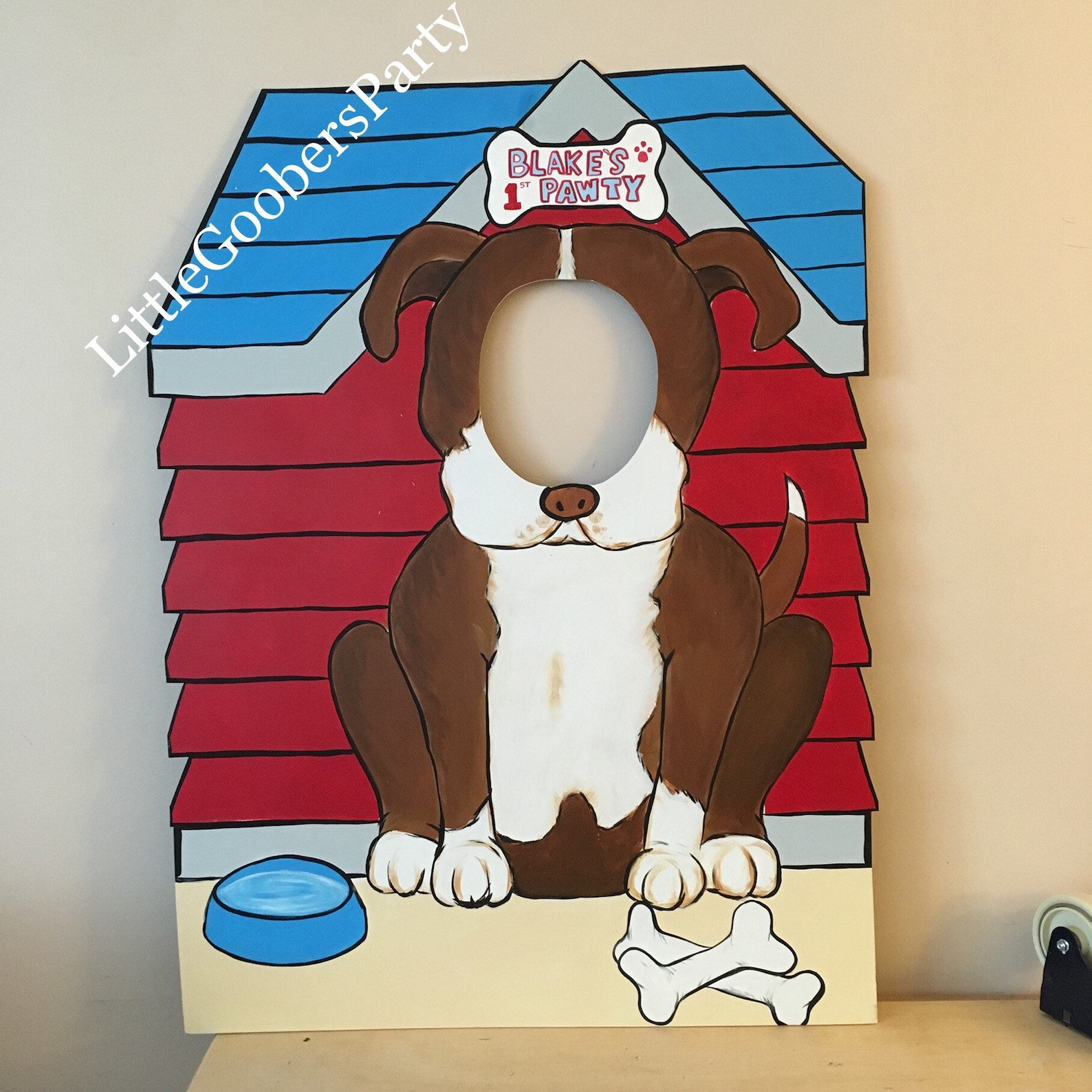 Dog Photo Booth Prop Wooden Puppy Standeedog Party Prop - Etsy