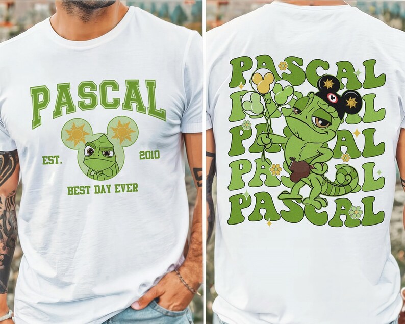 Retro Disneyland Pascal Floral Shirt, Rapunzel Princess Shirt ...