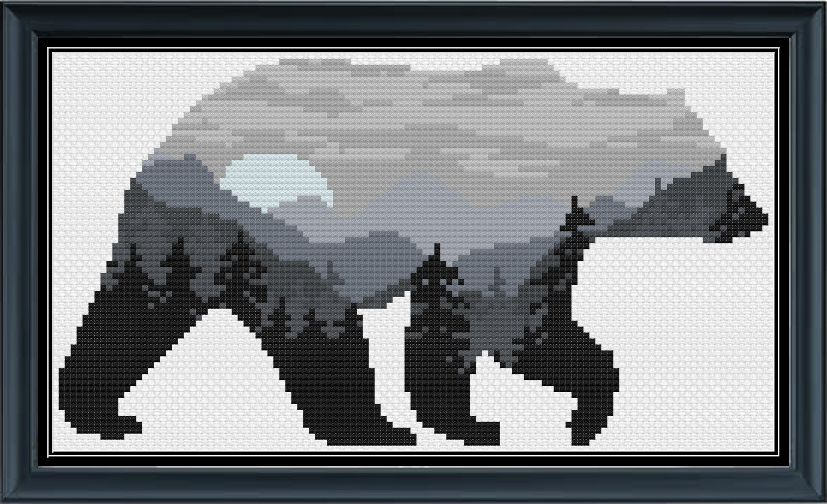 Woodland American Black Bear Cross Stitch PDF PATTERN | Chart | Instant ...