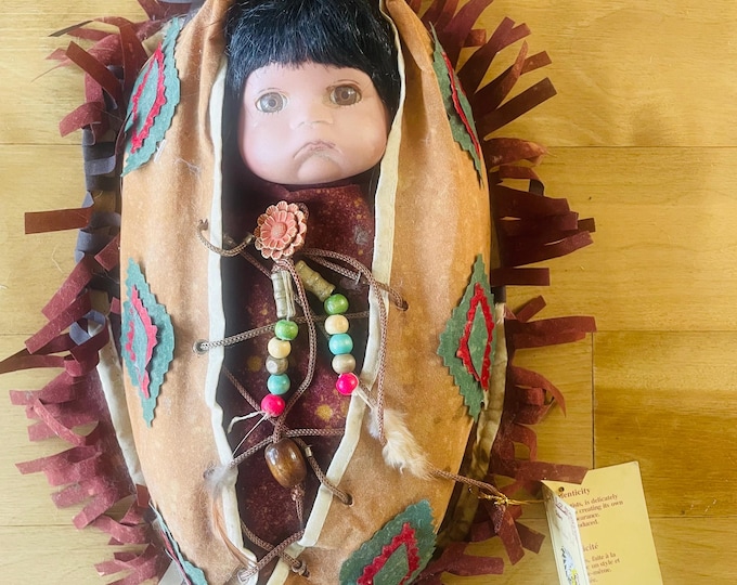 Vintage Sabre Porcelain Native Indian Doll - Monisha - Etsy
