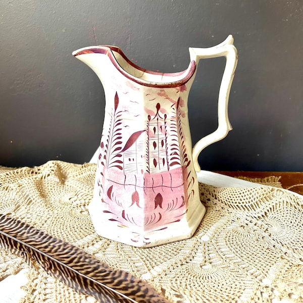 Lusterware Pitcher - Etsy