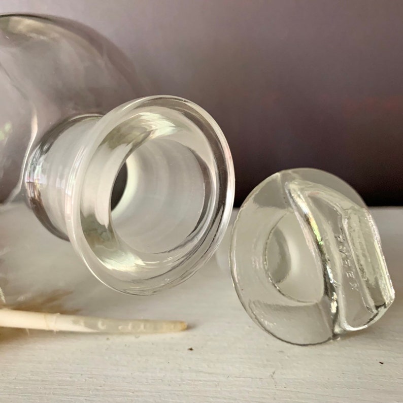 Pyrex Pharmacy Bottle with Glass Stopper Vintage Apothecary | Etsy
