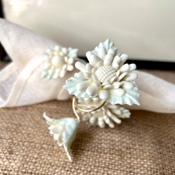Porcelain Napkin Rings - Etsy