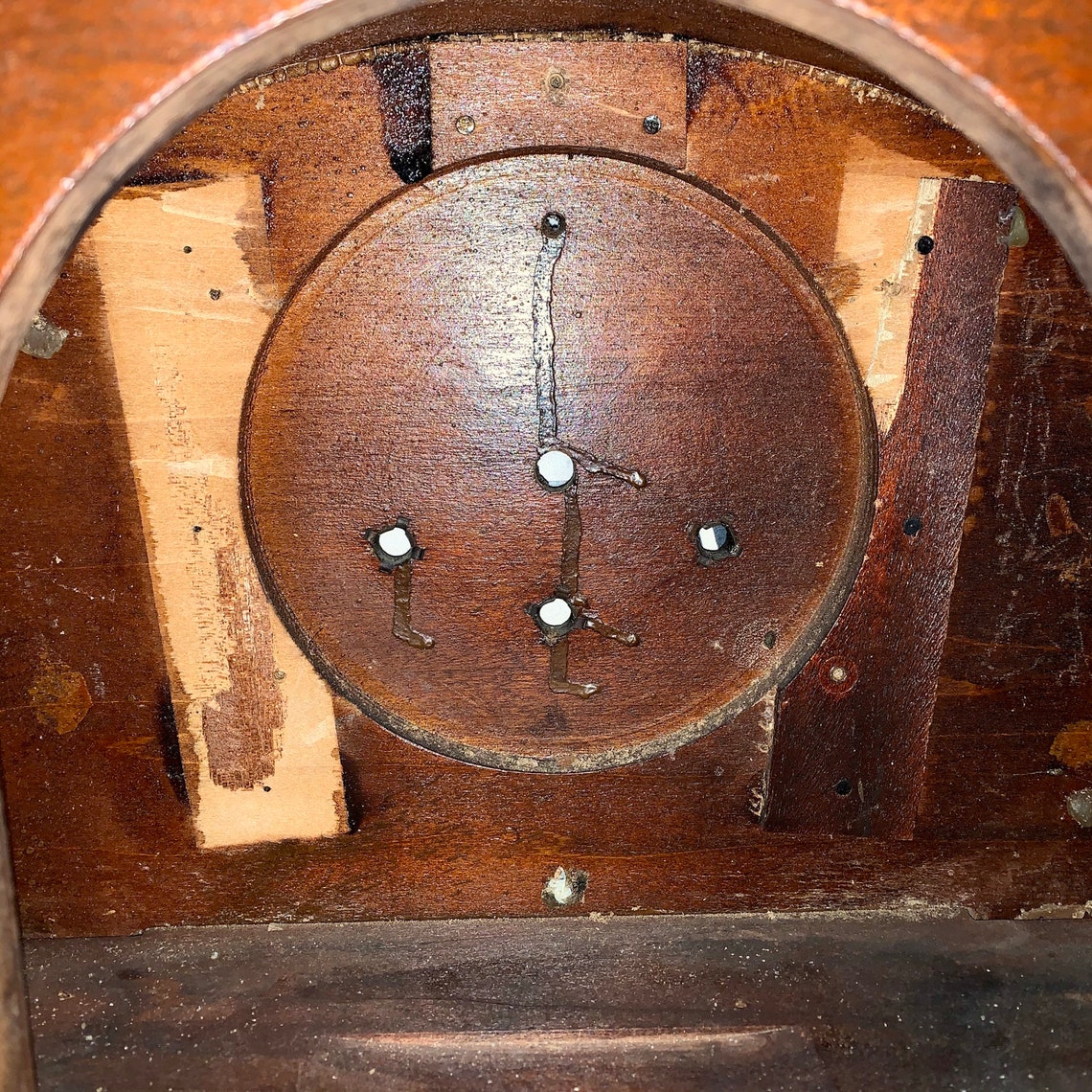 Art Deco Clock Case Empty Wooden Clock Box Signed Seth - Etsy