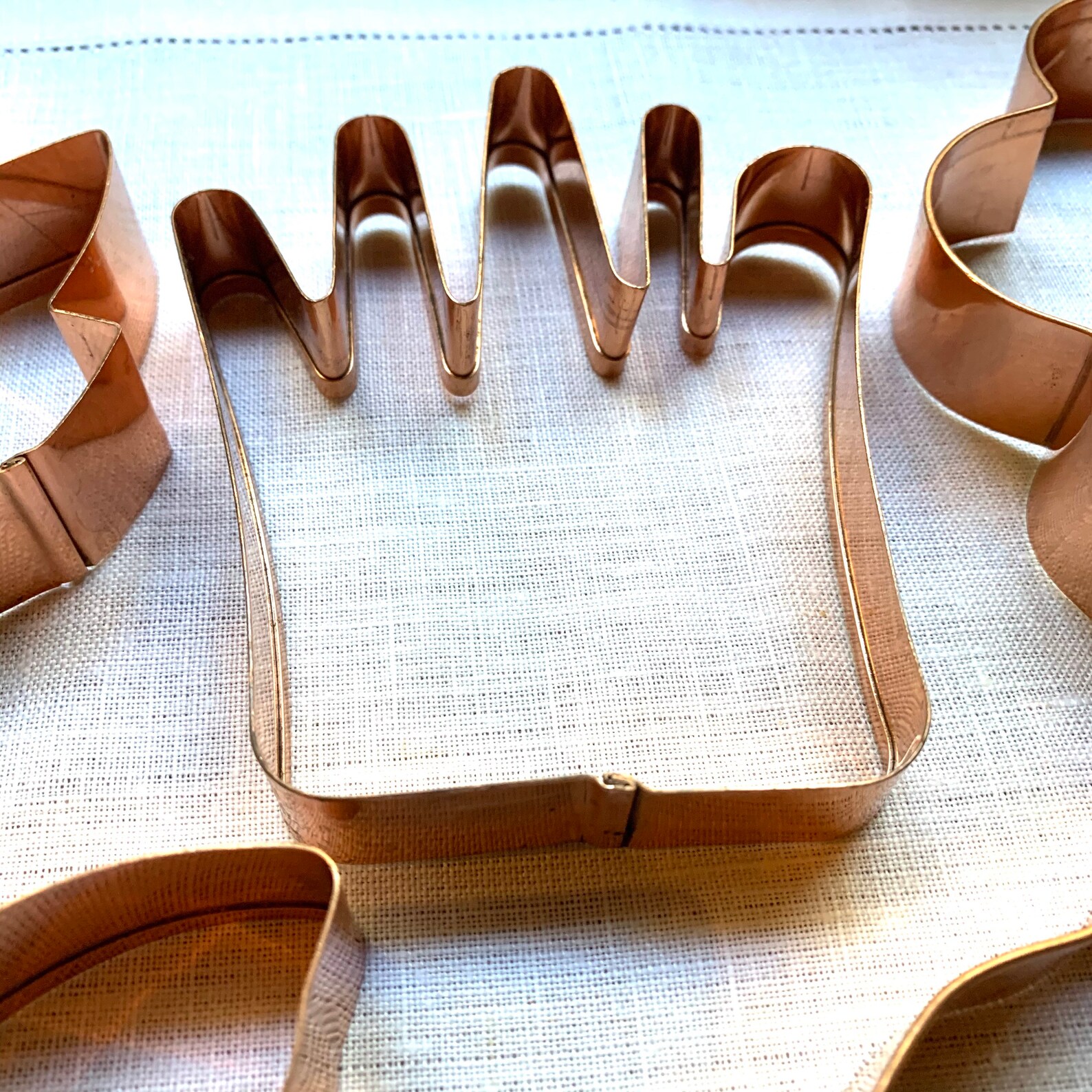 Large Copper Cookie Cutters Christmas Baking Fall Season | Etsy