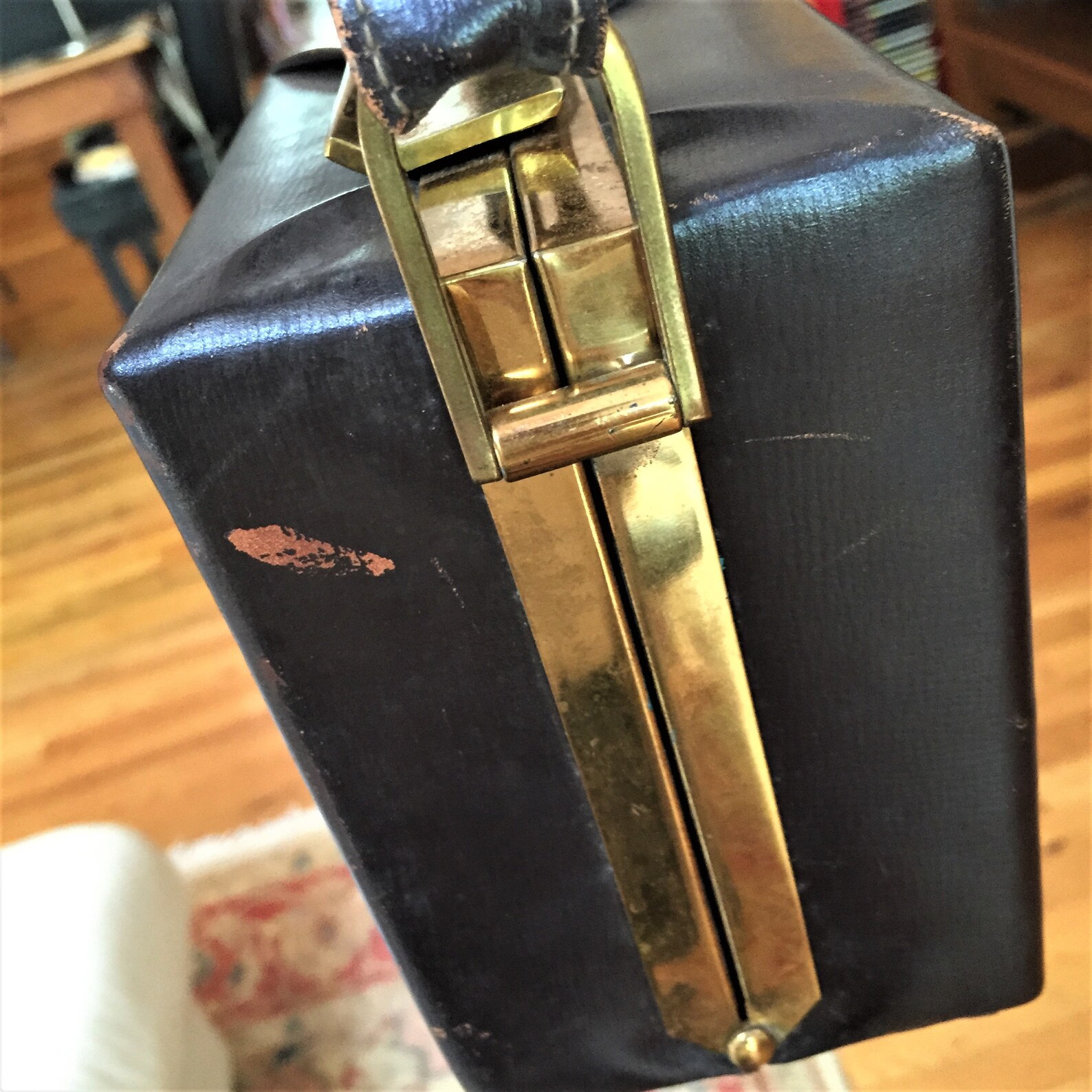 Vintage Hand Bag 1930-40 Leather Box Style Purse Very Chic - Etsy