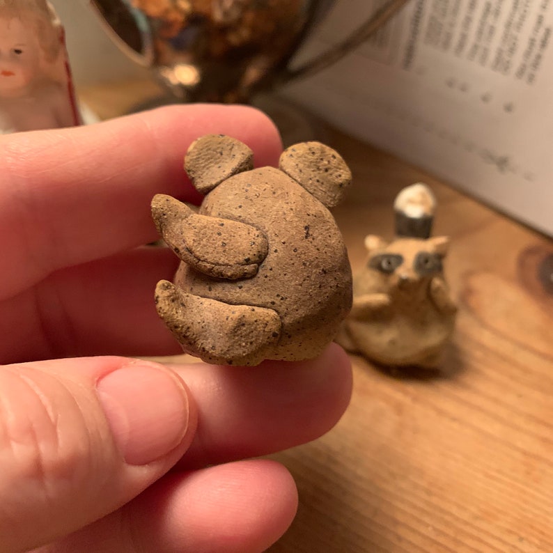 Miniature Clay Koala Bear Mini Animals Small Clay Sculpture - Etsy