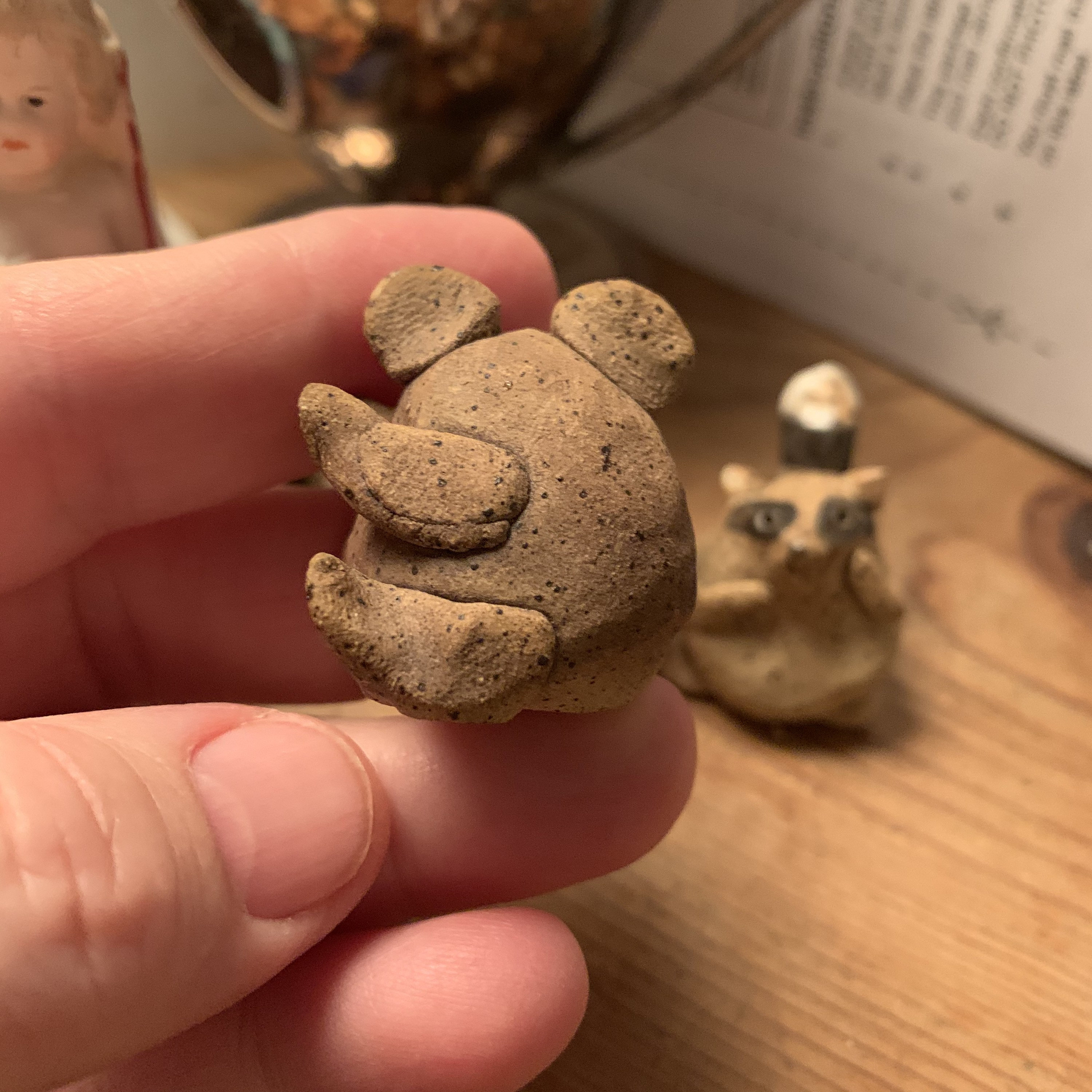 Miniature Clay Koala Bear Mini Animals Small Clay Sculpture - Etsy