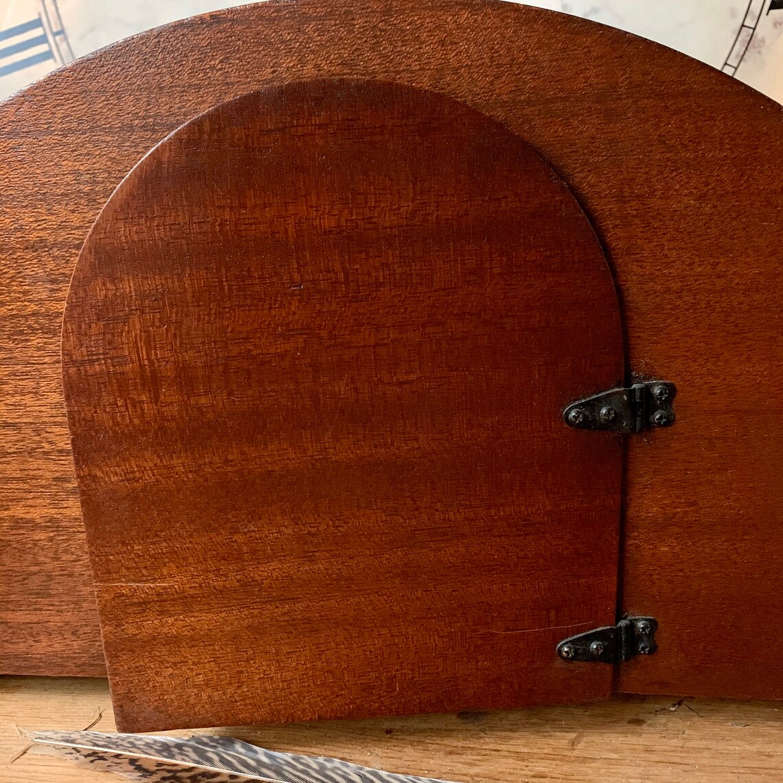 Art Deco Clock Case Empty Wooden Clock Box Signed Seth - Etsy