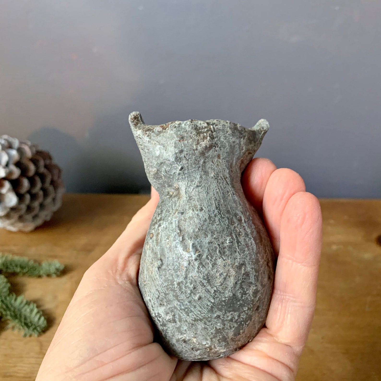 Owl Sculpture Paperweight, Extremely Heavy Metal or Rock Figurine ...