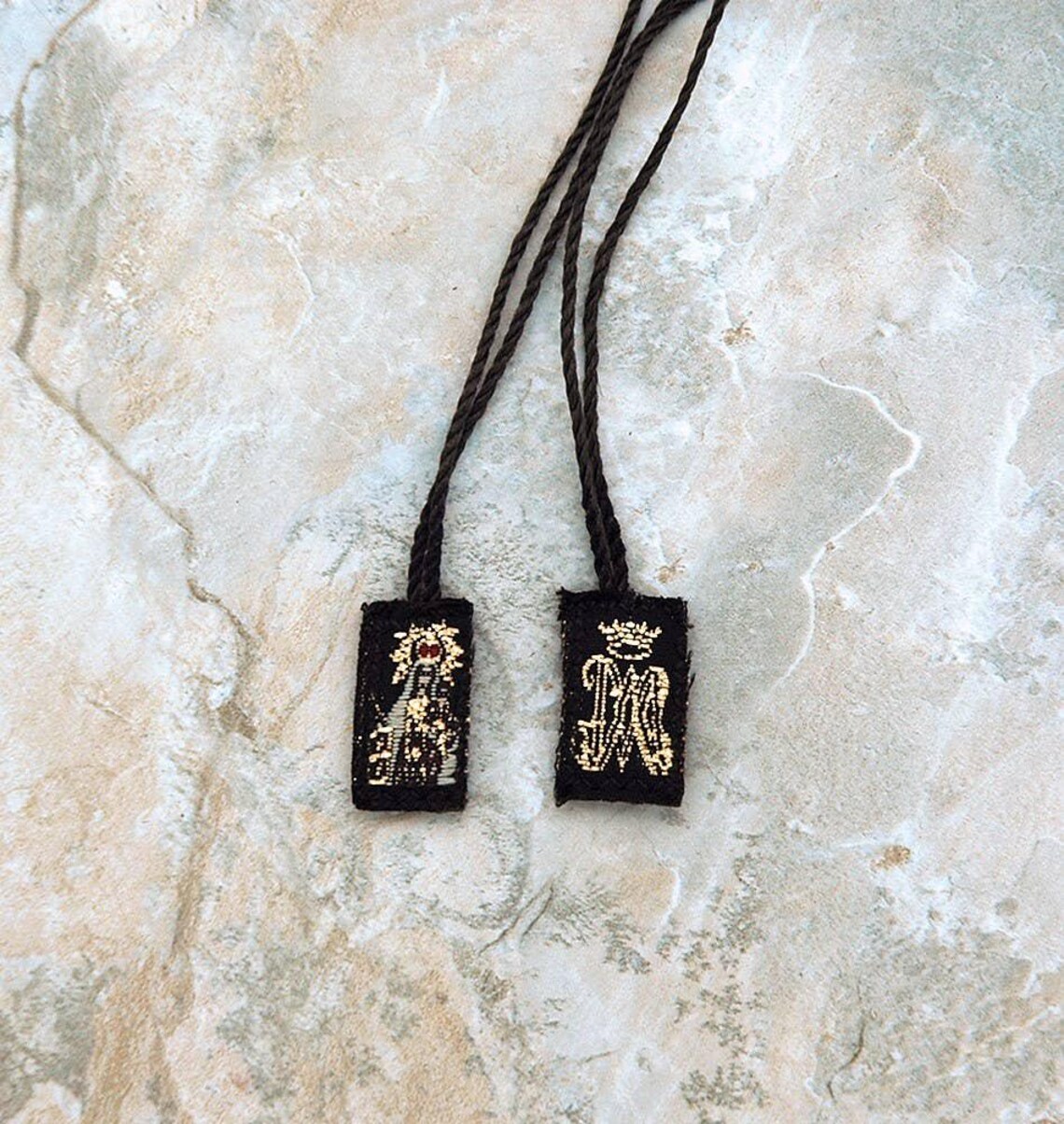 Mini Brown Scapular - Etsy