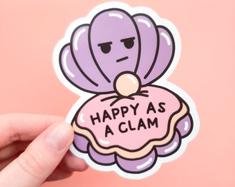 Happy as a Clam - Etsy