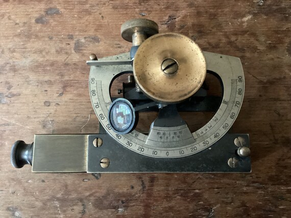 Military Sextant With Fitted Leather Case Made by E R Watts & - Etsy