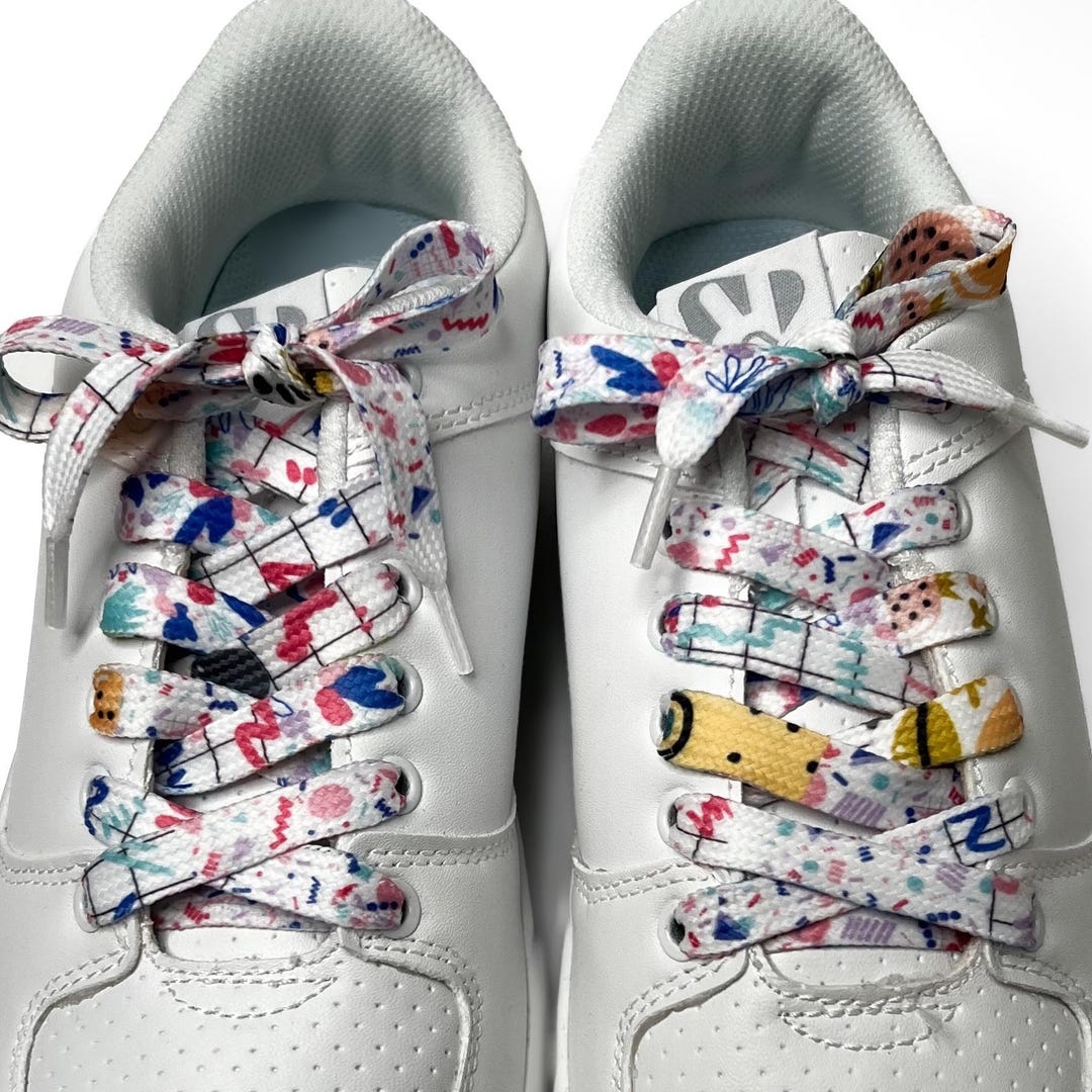 Shoelaces, Printed, Pattern, Unique, High-quality, Shoelace, Flax Laces ...