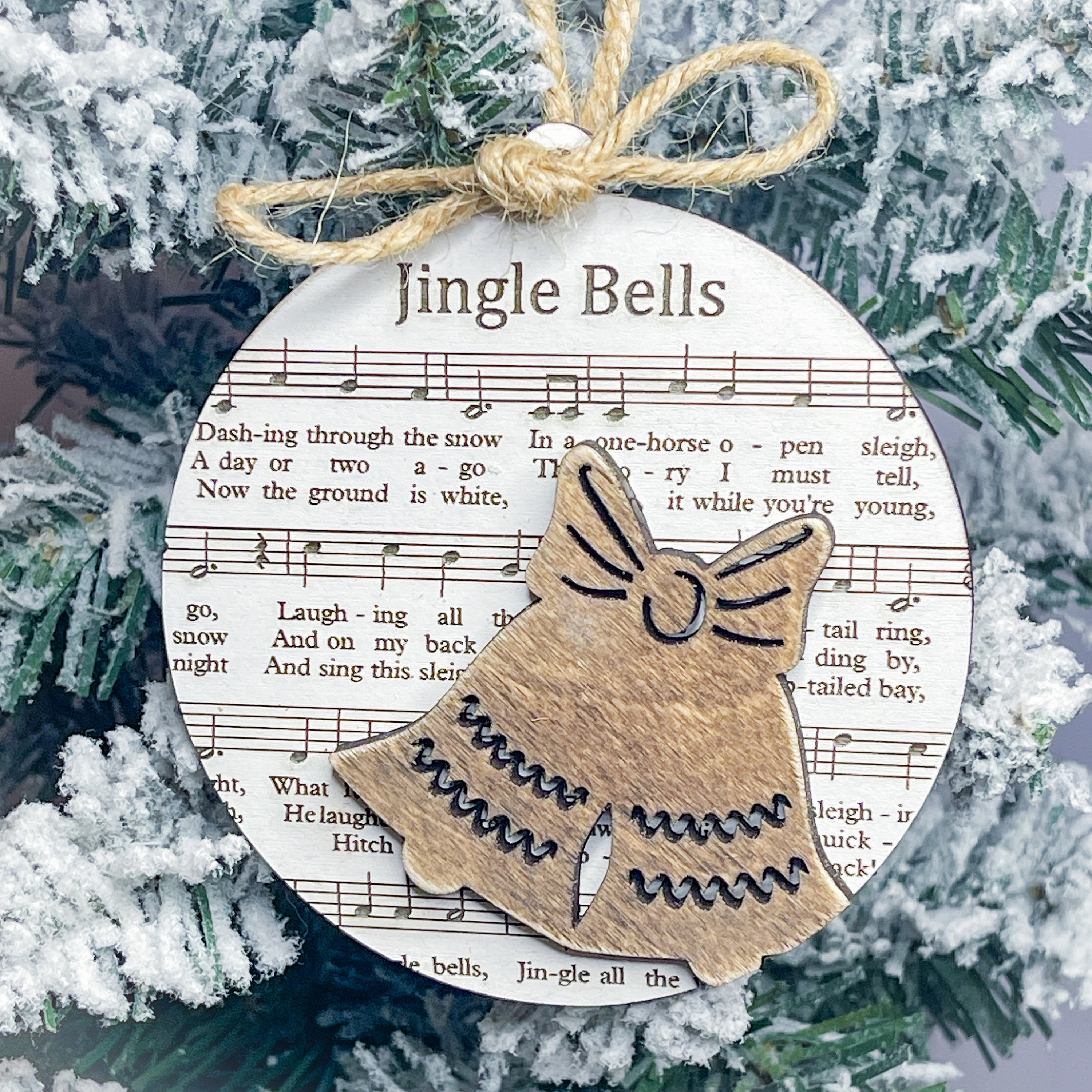 Sheet Music Christmas Carol Ornaments, Christmas Music Ornaments ...