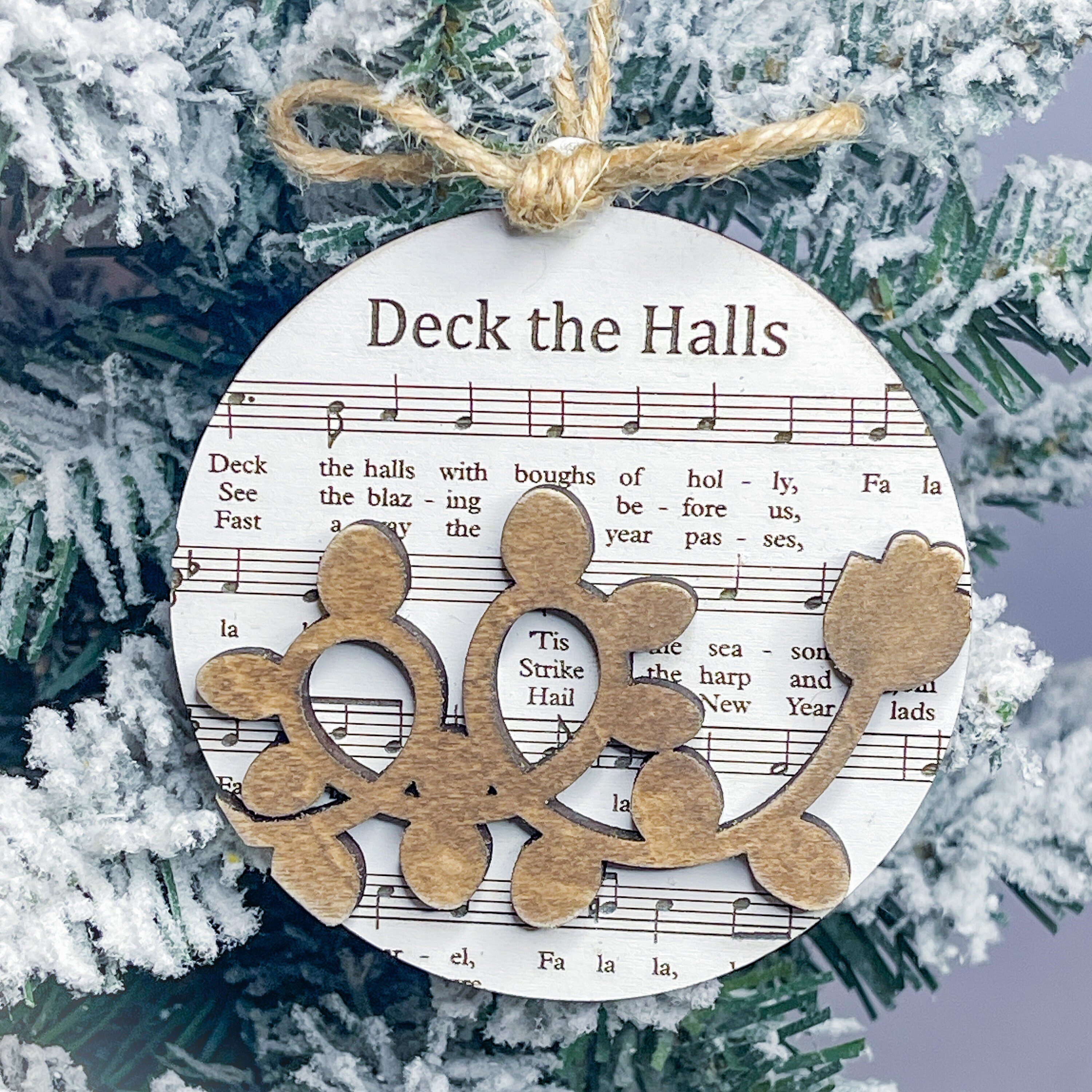 Sheet Music Christmas Carol Ornaments, Christmas Music Ornaments ...