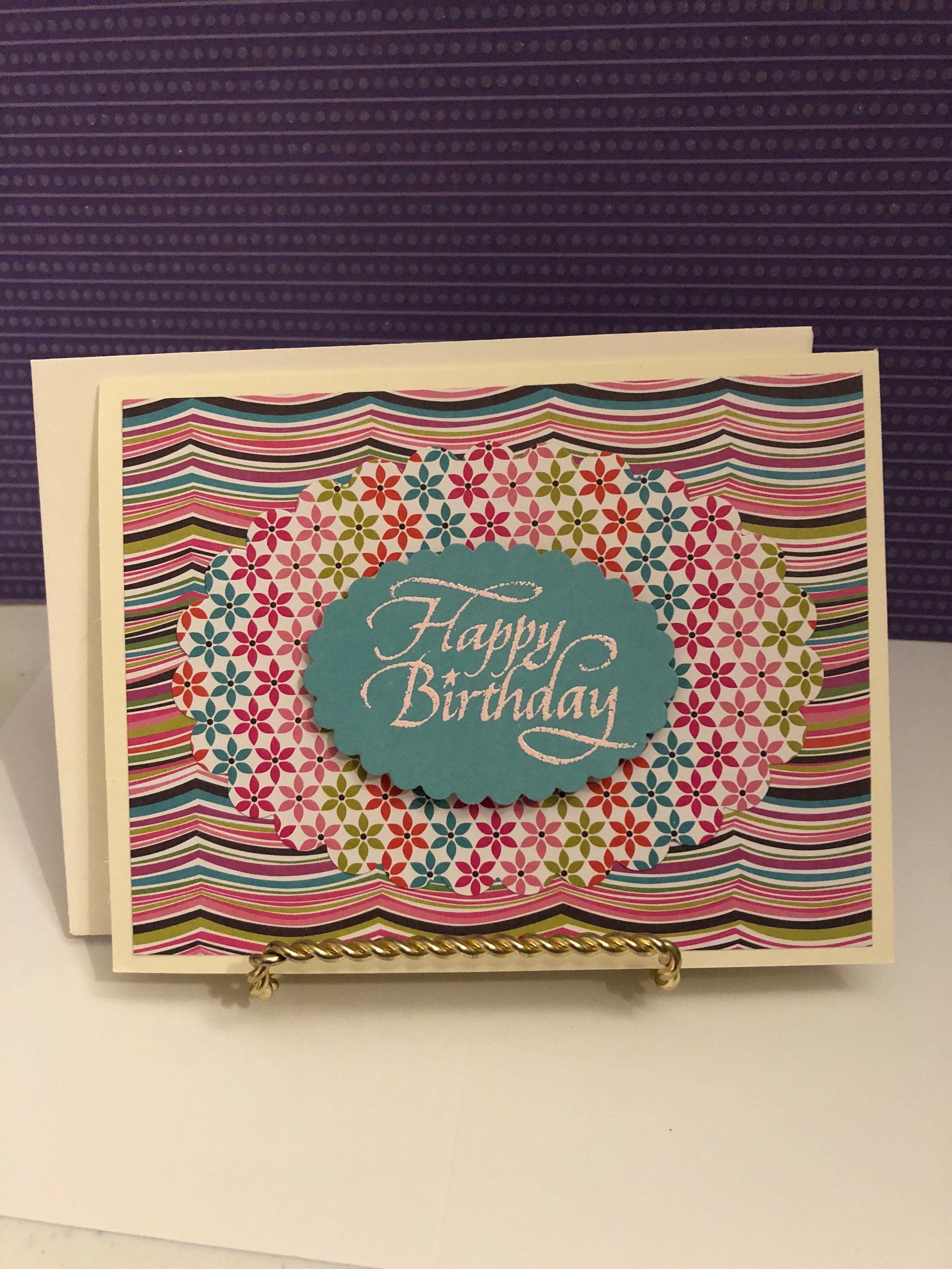 Happy Birthday Cards Handmade Birthday Cards Handmade Cards - Etsy