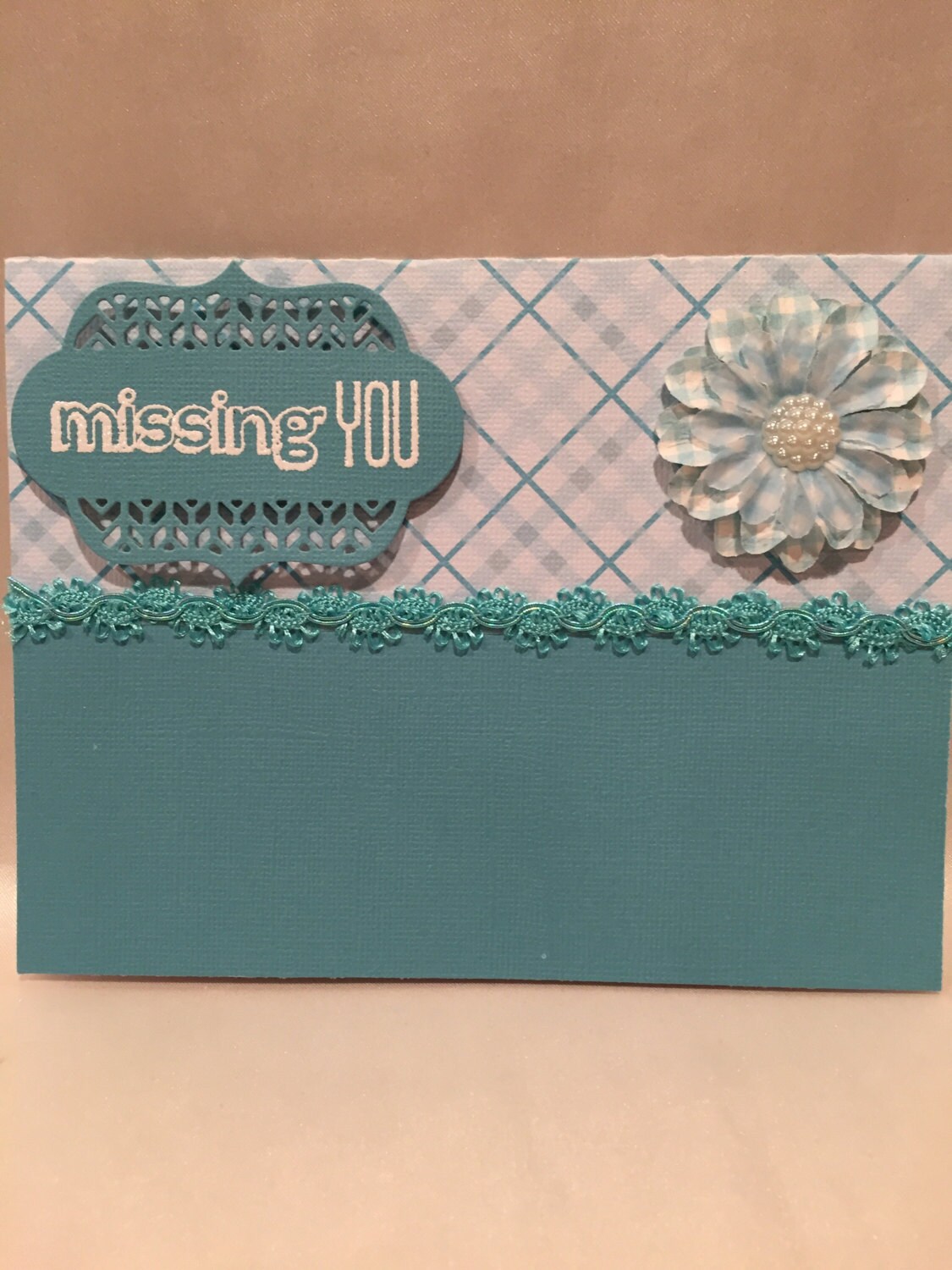 Missing You Card. Handmade Thinking of You Card. Handmade Friend Card ...