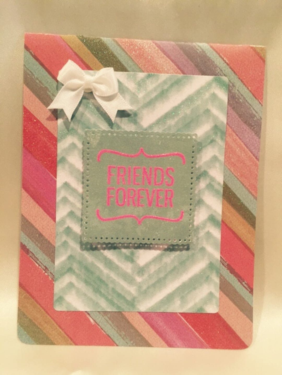 Thank You Card. Handmade Friend Card, Friendship Card, Friend Cards ...