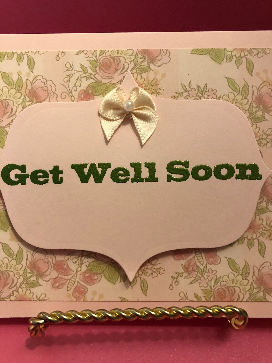 Get Well Soon Card Handmade Card Breast Cancer Card Cute - Etsy UK