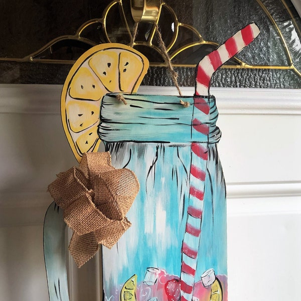 Lemonade Door Hanger - Etsy