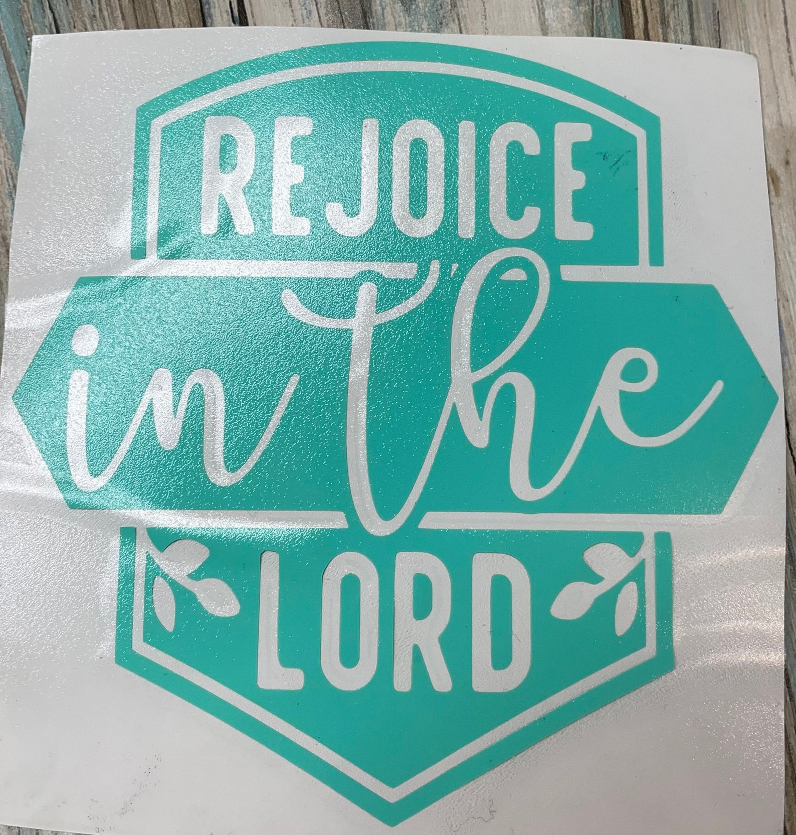 Rejoice in the Lord Custom Decal Laptop Cup Auto Window - Etsy