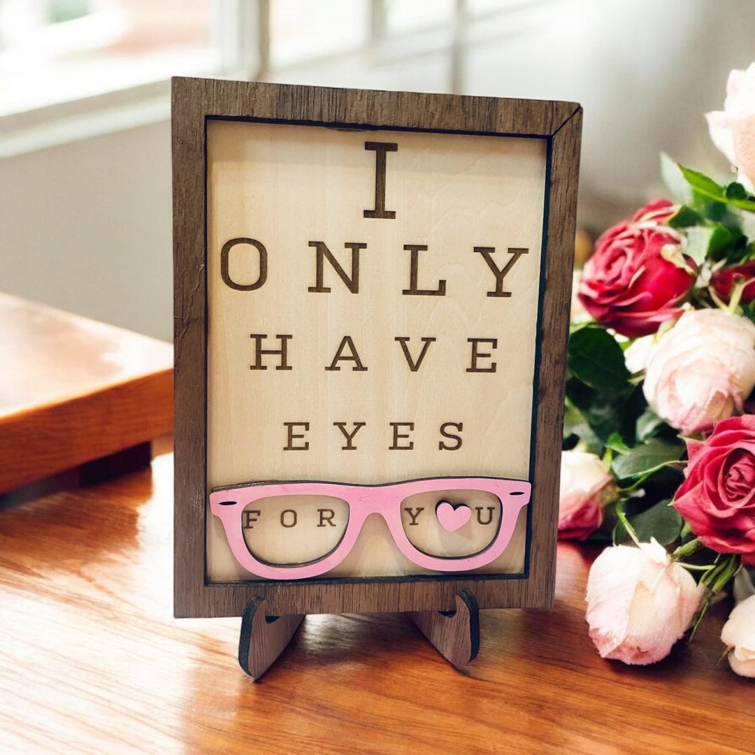I Only Have Eyes for You Funny Art Optometrist Vision Love Valentine ...