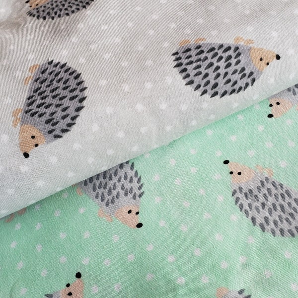 Hedgehog Fabric - Etsy