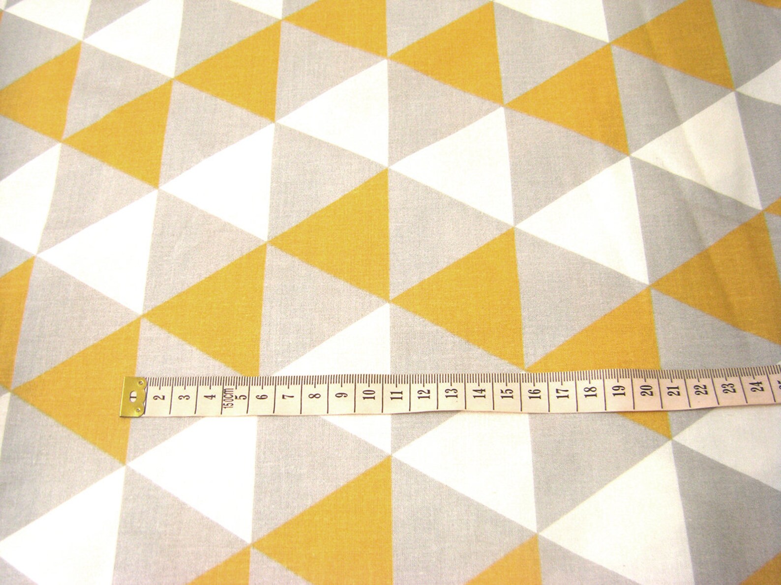 Triangles Pattern 100% Cotton Fabric Optional Colors Medium - Etsy