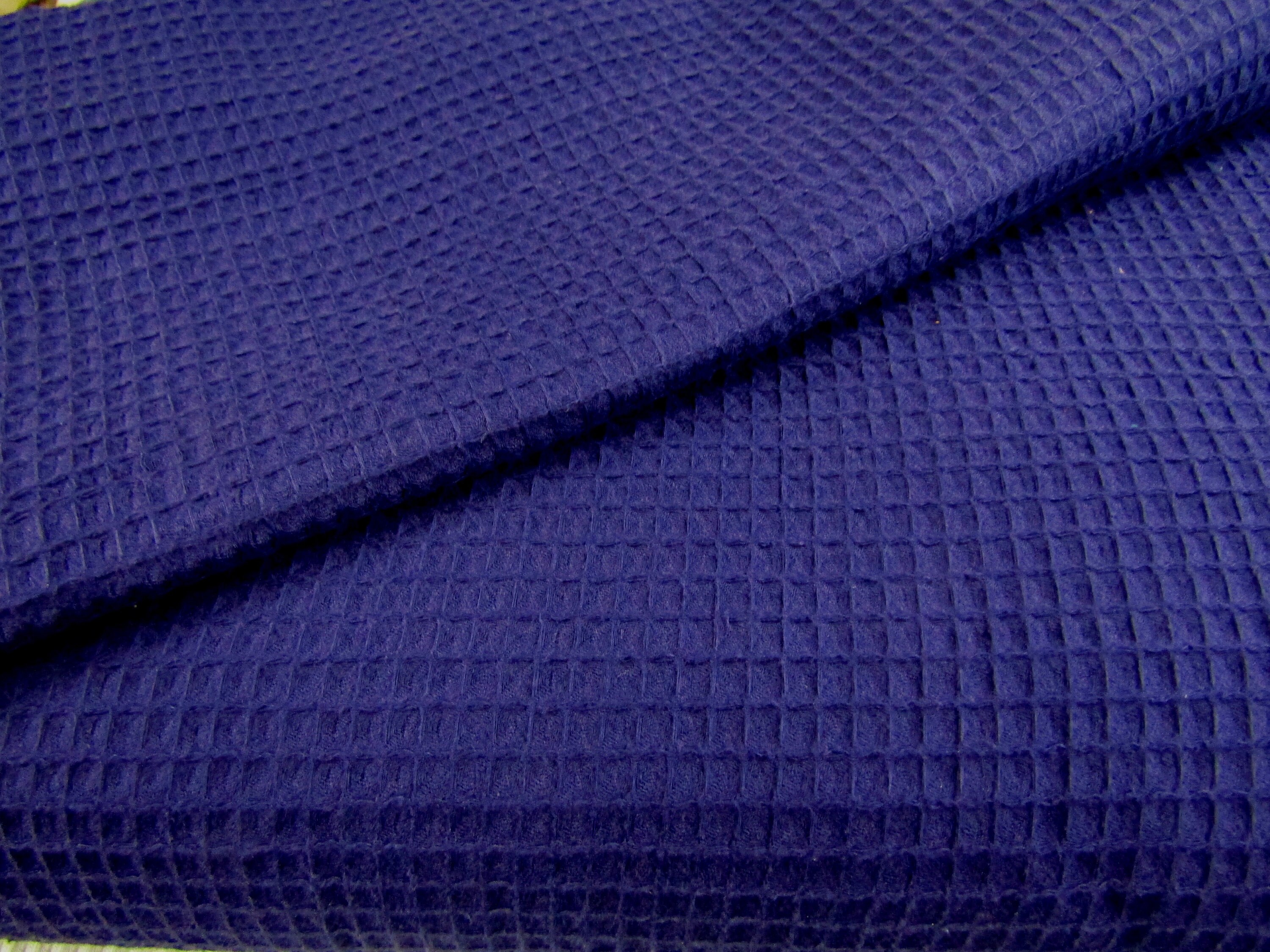100% Cotton Thick Waffle Pique Honeycomb Fabric by Fat Quarter or Half ...