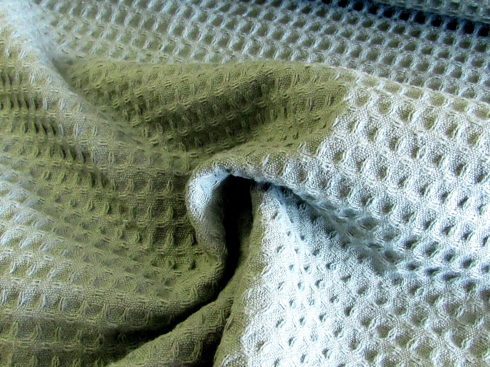 100% Cotton Thick Waffle Pique Honeycomb Fabric by Fat Quarter - Etsy ...