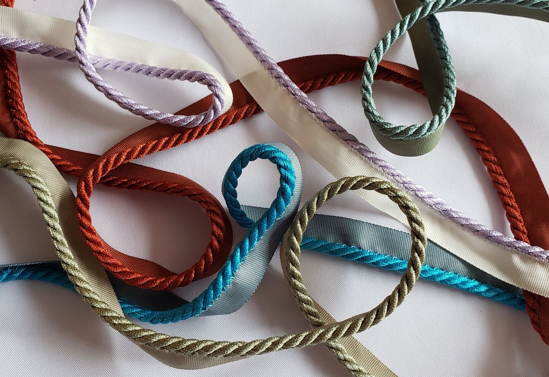 Flanged Piping Cord 5mm Half Matt Decorative Piping Rope Flanged Rope ...